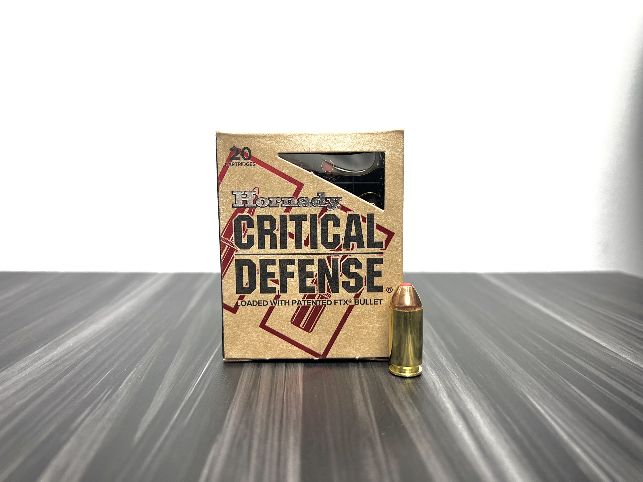 Hornady Critical Defense 40 S&W 165 Grain FTX Polymer Tip